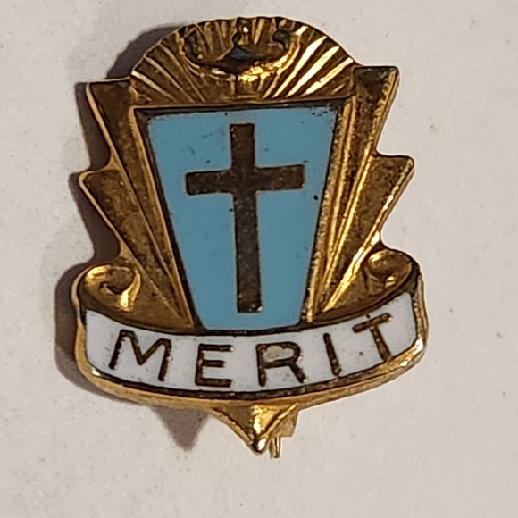 Jewelry | Vintage Christian School Merit Pin | Poshmark